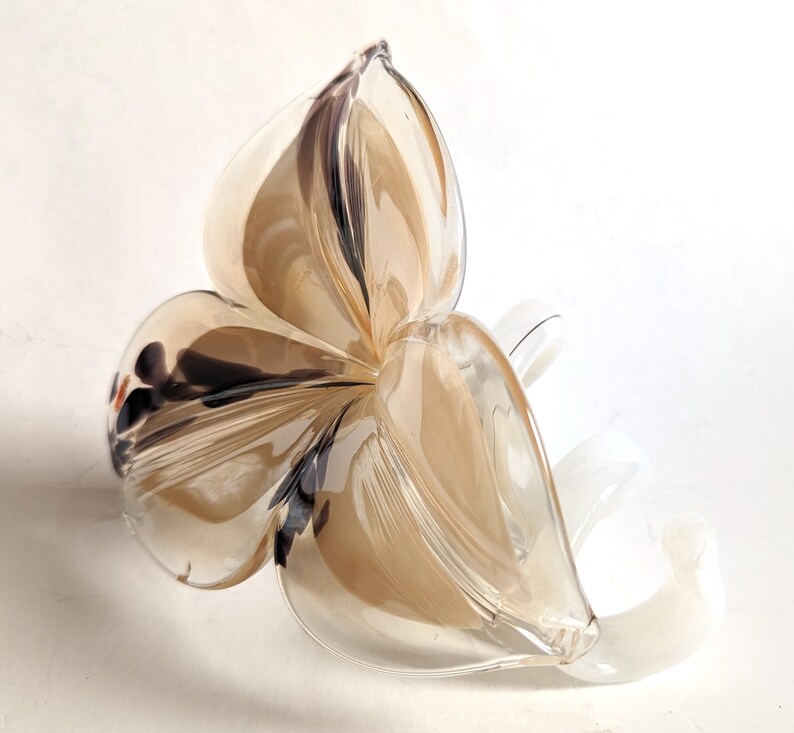 Vetro Eseguito Seconda Hand Blown Glass Trillium Flower Murano Italy - Etsy
