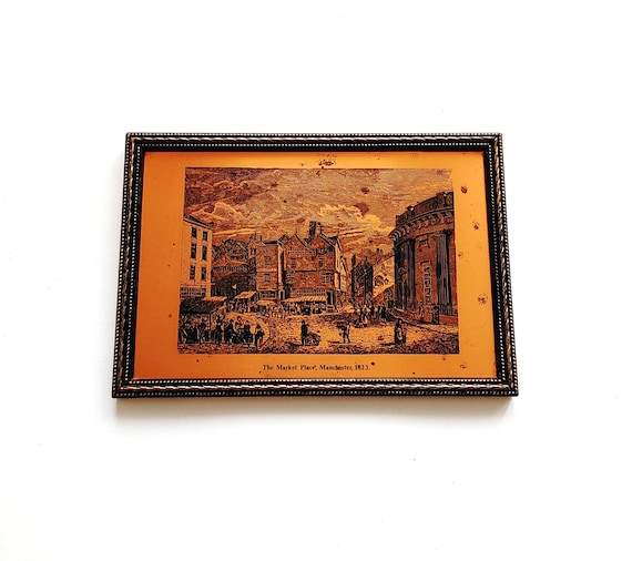 Set of Two Vintage Etchmaster Original Copper Etching Pictures of ...