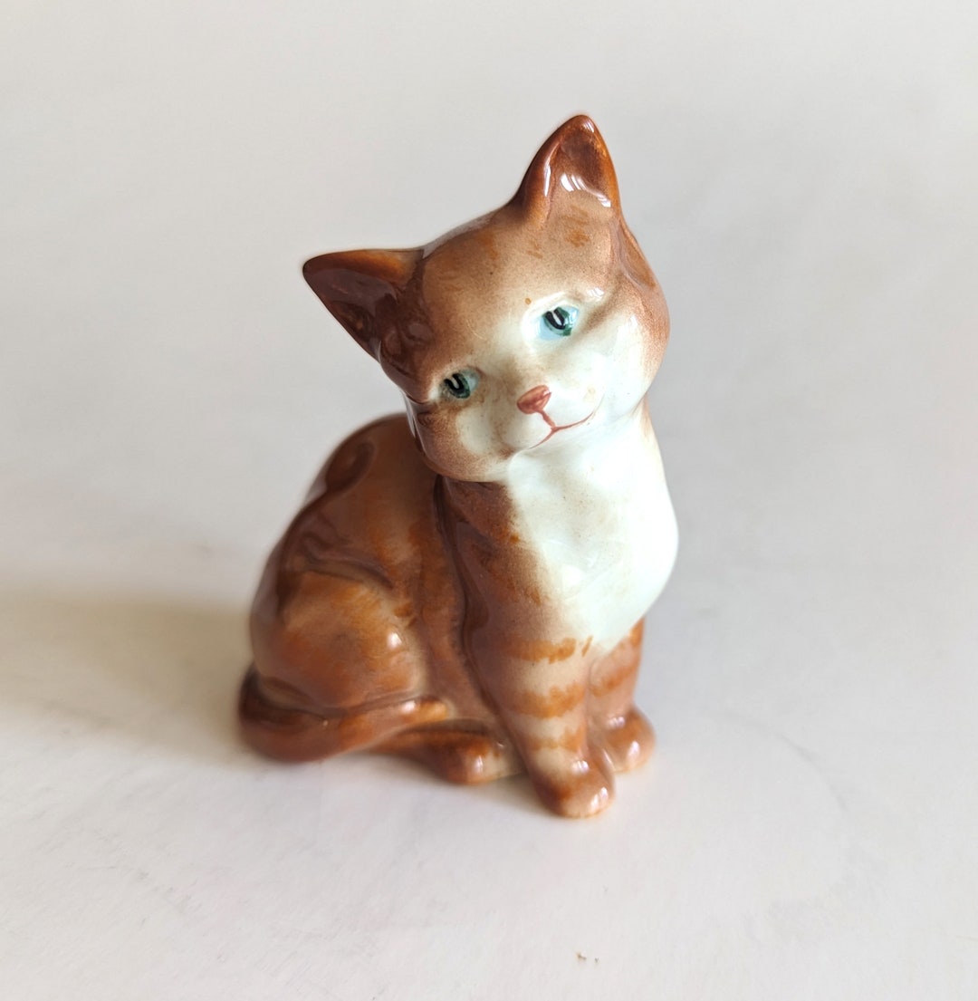 Vintage Beswick Red Cat Figurine England - Etsy