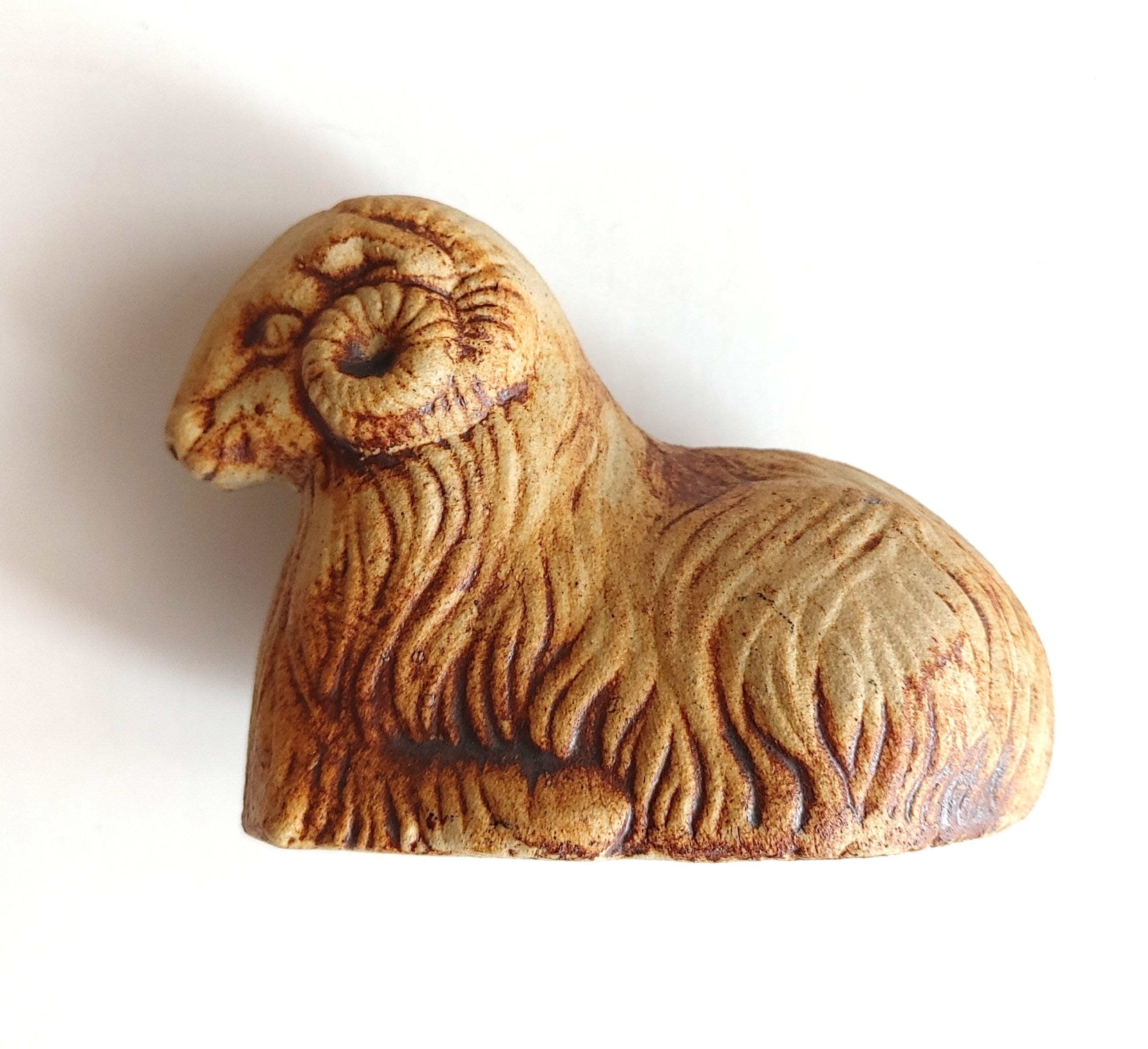 Vintage Quantock Pottery Ram Figurine Somerset England - Etsy