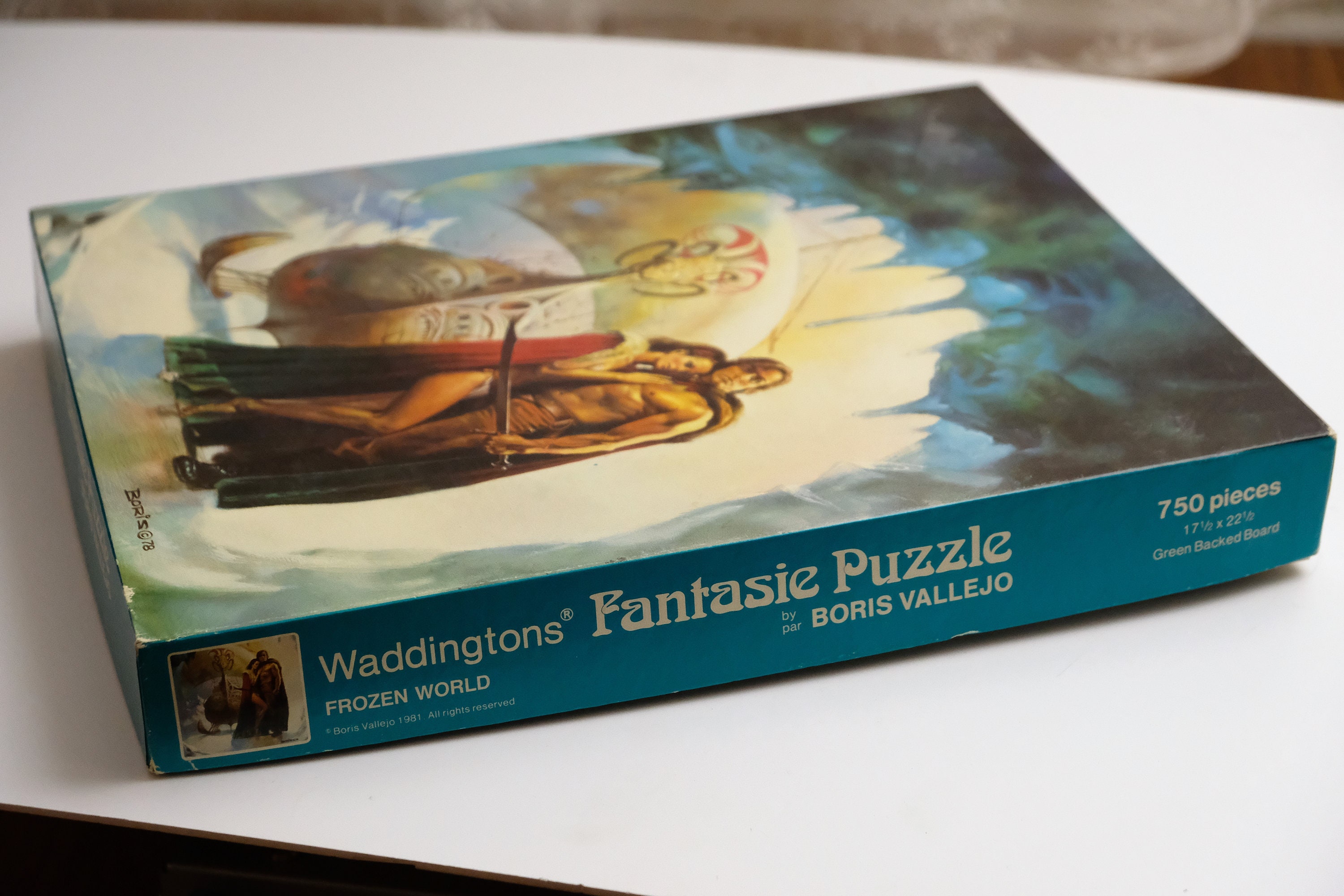 Waddingtons Frozen World Fantastic Puzzle by Boris Vallejo 1978 - Etsy
