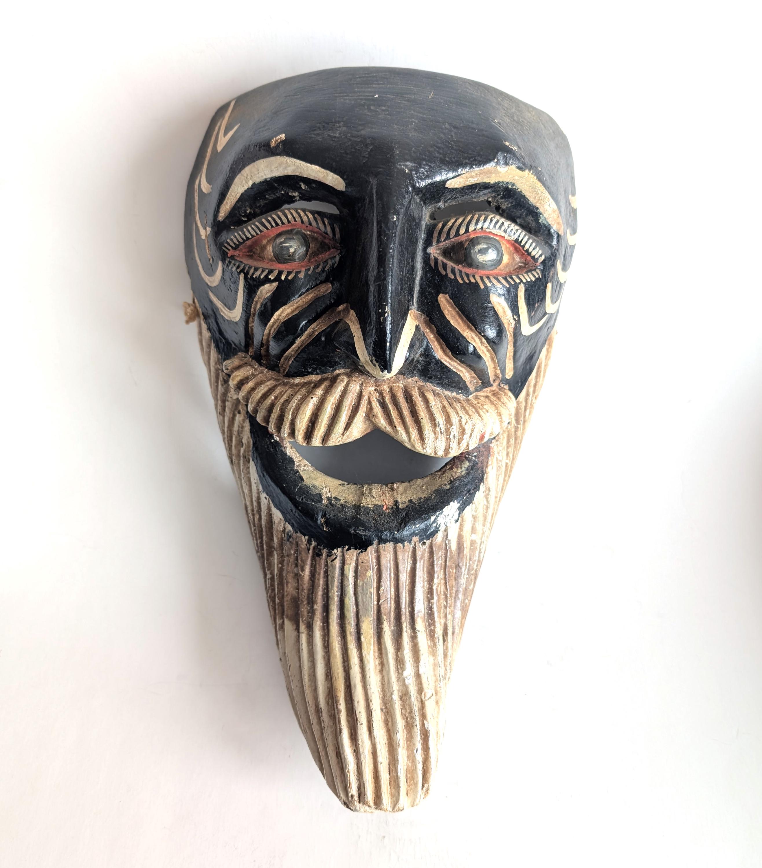 Antique/vintage Mexican Folk Art Dance & Performance Mask - Etsy