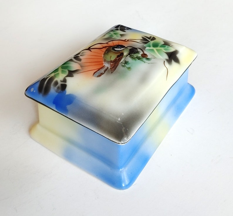 Antique Prov Saxe ES Germany Hand Painted Porcelain Box From Early 1900 ...