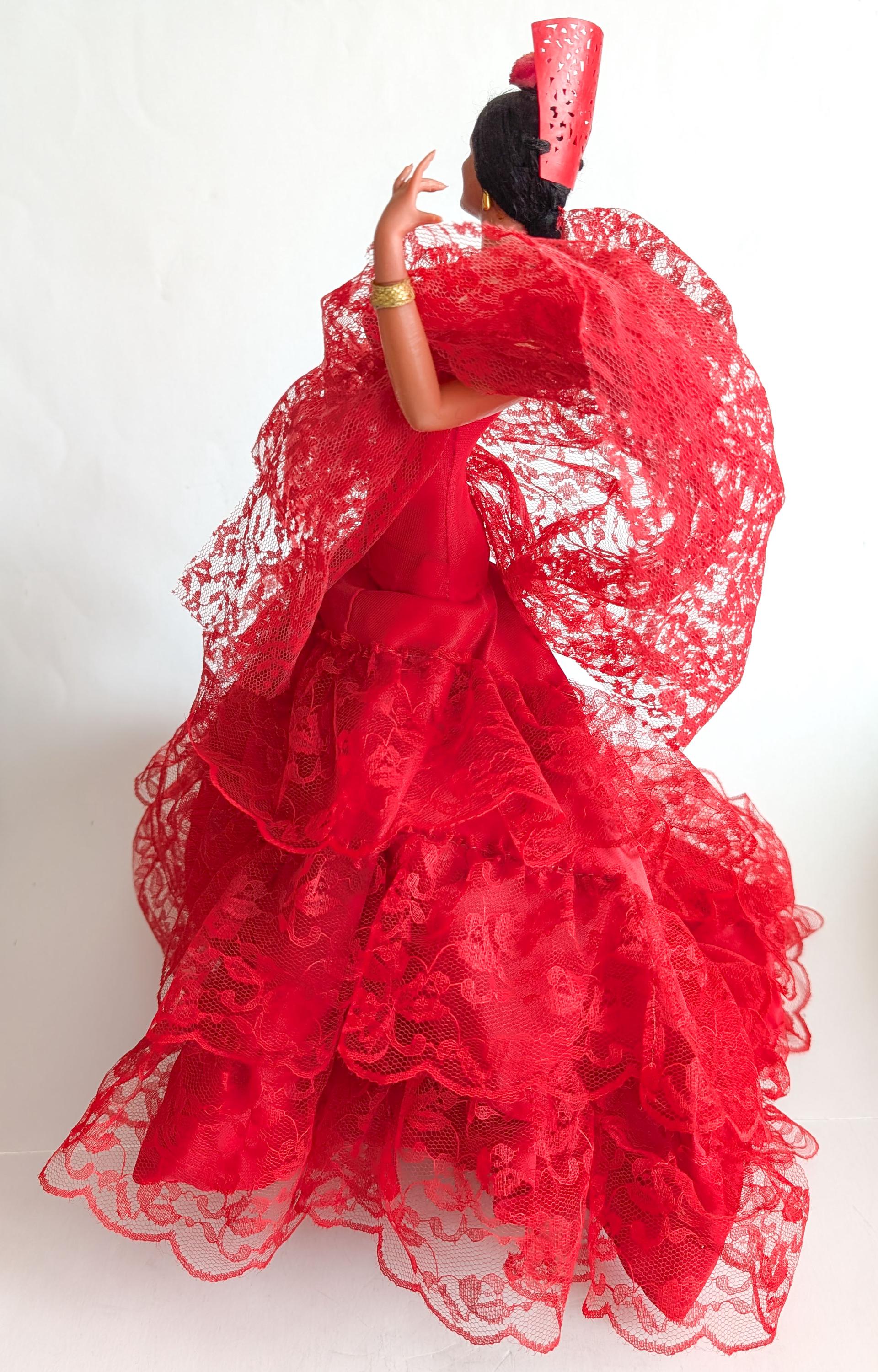 Vintage Large Marin Chiclana Flamenco Dancer Doll Spain - Etsy
