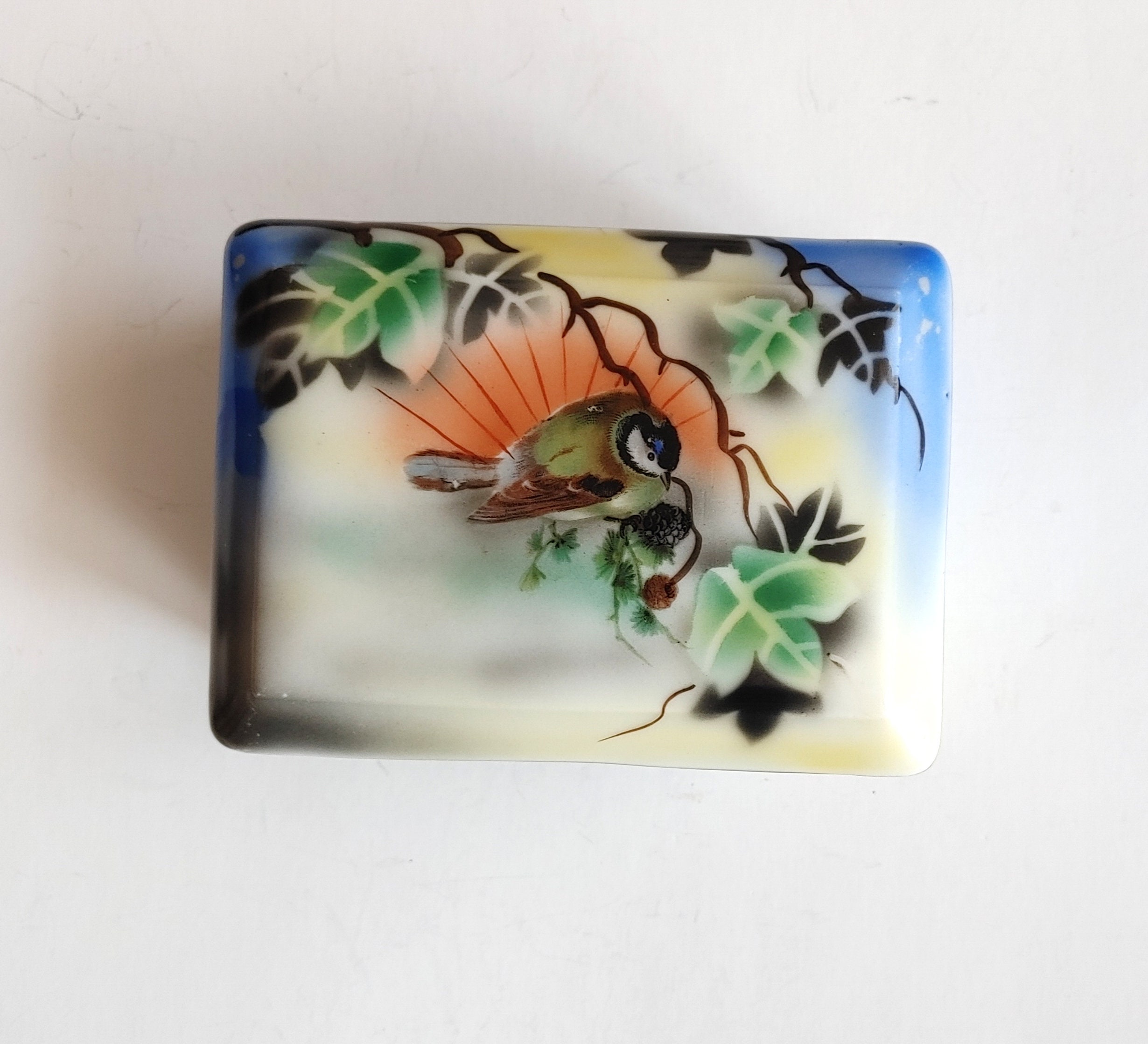 Antique Prov Saxe ES Germany Hand Painted Porcelain Box From Early 1900 ...