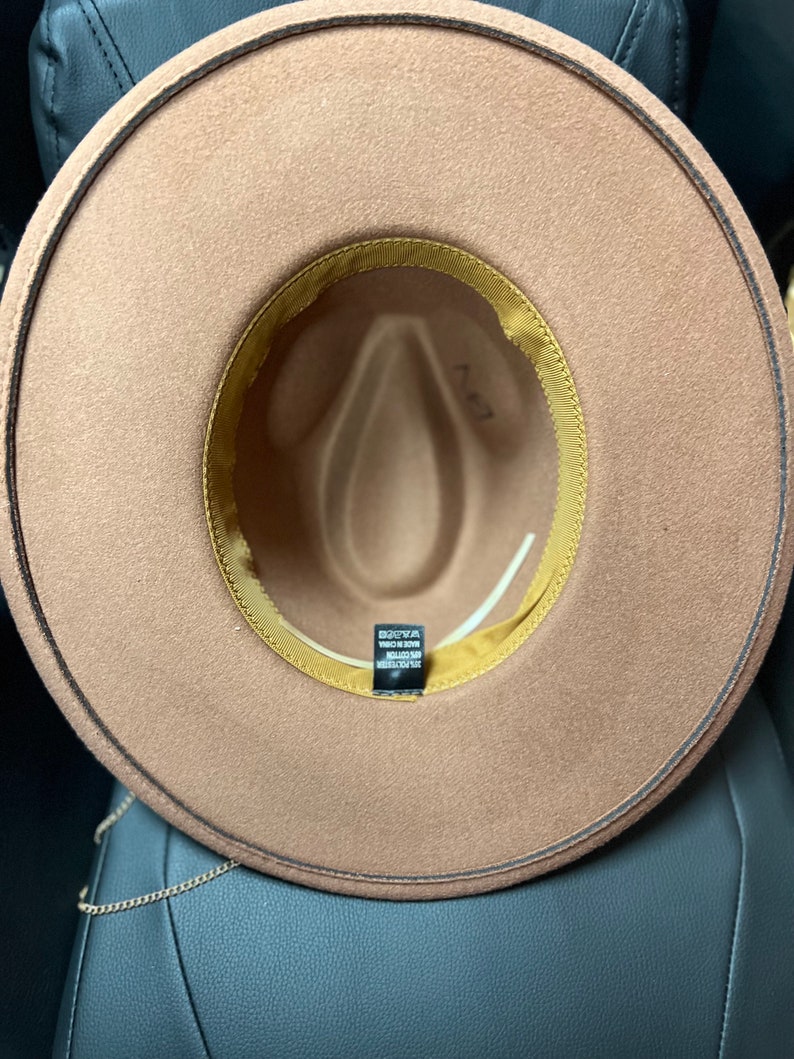 Hand-burned Wide Brim Fedora. A Twist on the Typical Stars and Stripes ...