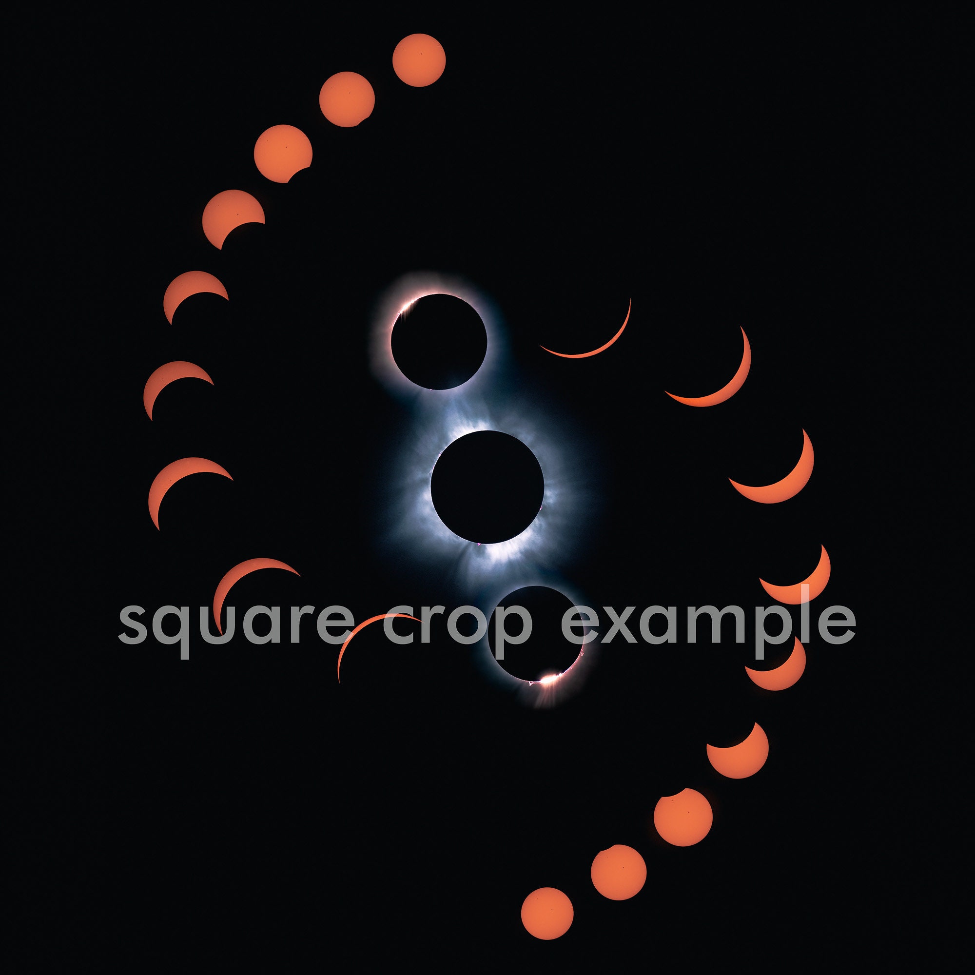 Solar Eclipse 2024 Photography Print 2024 Eclipse Photo Print Total ...