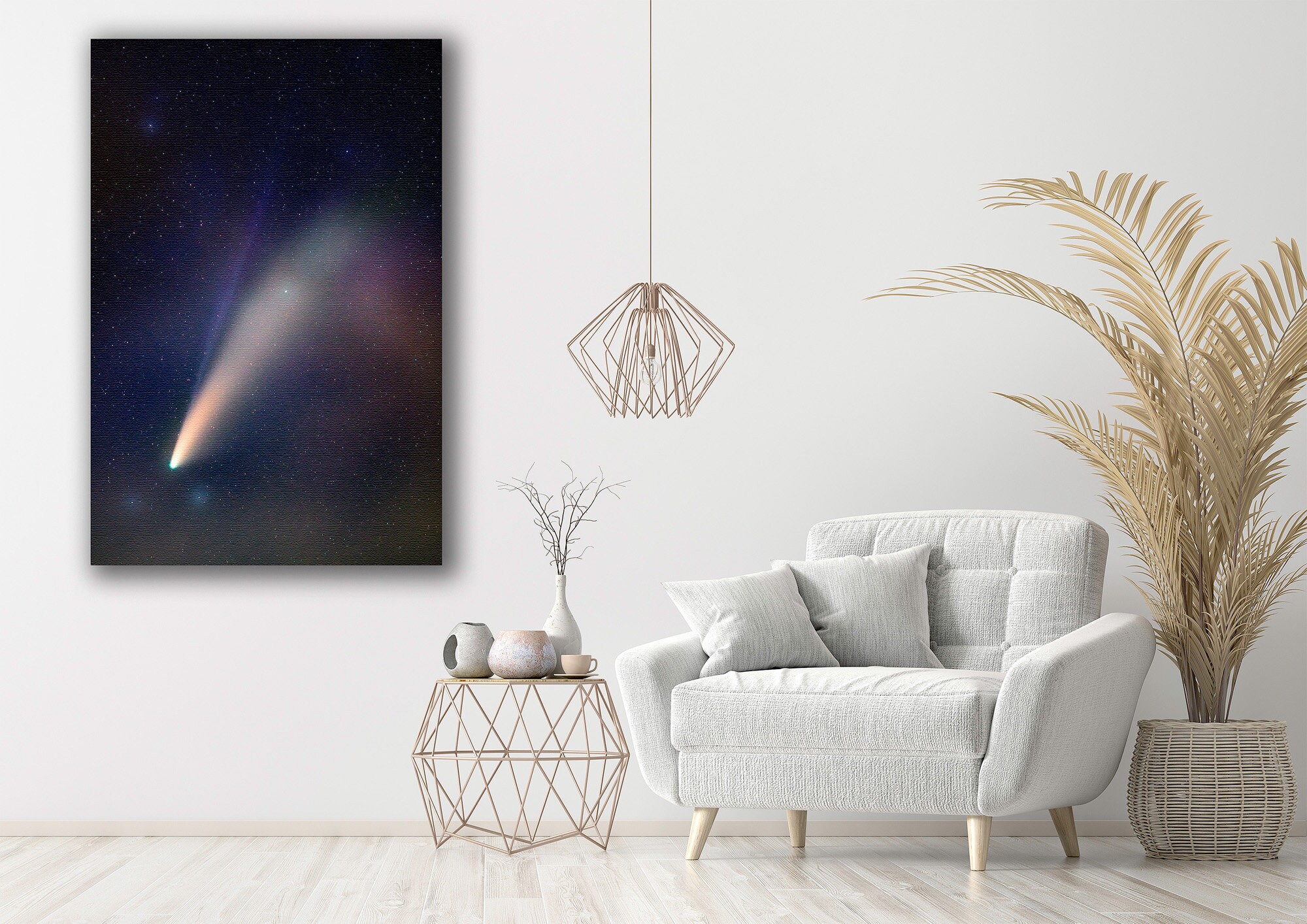 Comet Print Comet Neowise Night Sky Celestial Decor Astronomy ...
