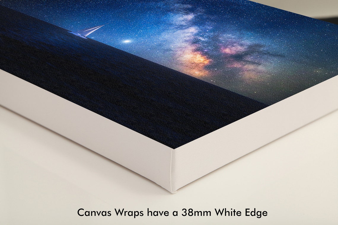 Milky Way Art Print Milky Way Wall Art Milky Way Print Milky Way Canvas ...