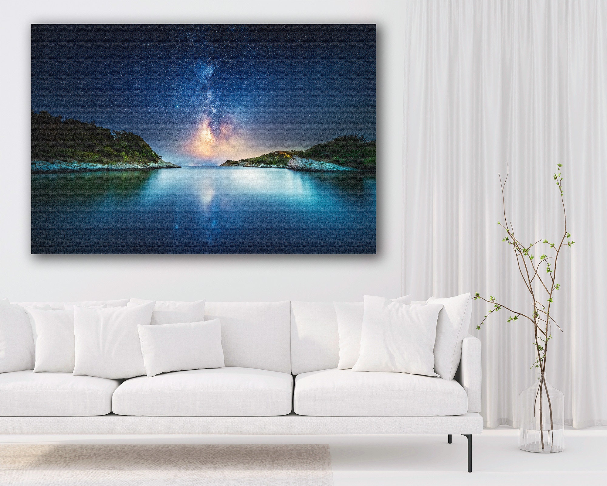 Milky Way Print Milky Way Wall Art Milky Way Art Print Milky - Etsy