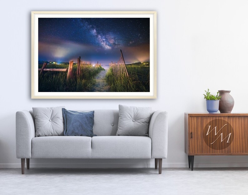 Milky Way Print Milky Way Wall Milky Way Art Print Art Large - Etsy