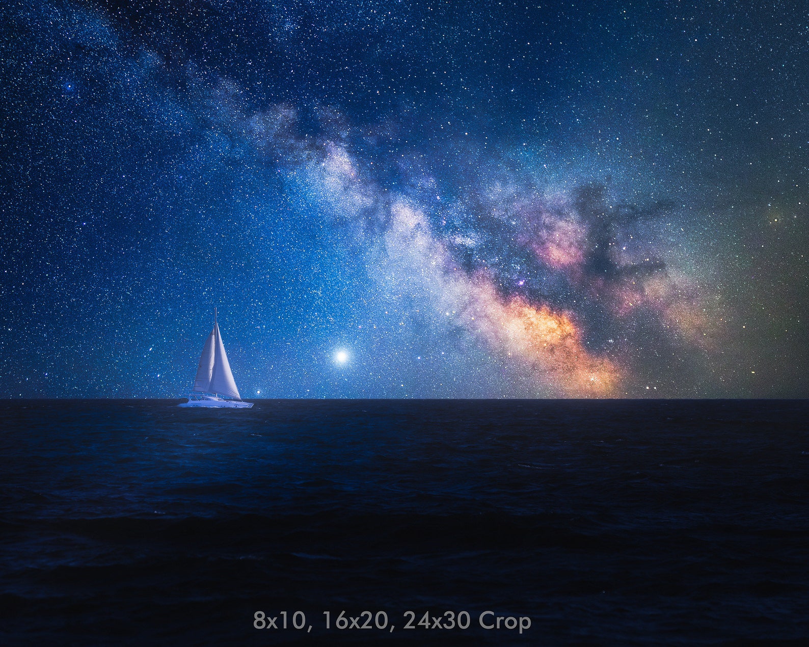 Milky Way Art Print Milky Way Wall Art Milky Way Print Milky Way Canvas ...