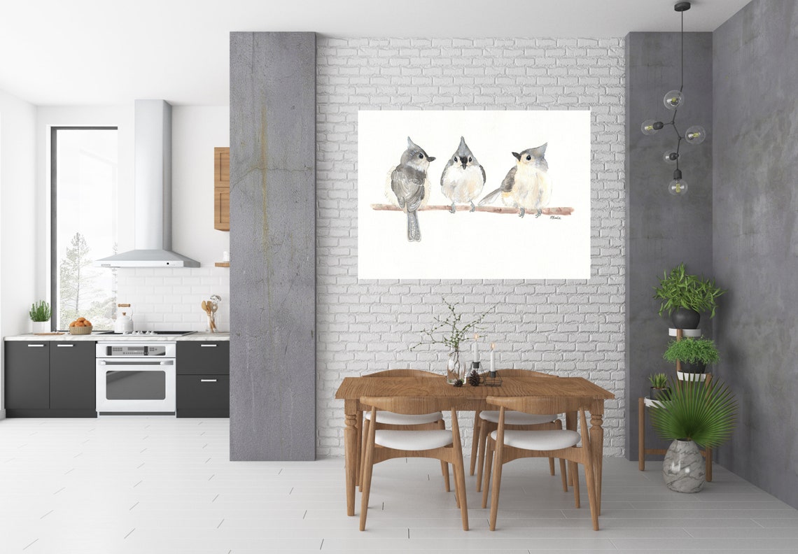 Tufted Titmice Prints 8x10 Various Sizes - Etsy Canada
