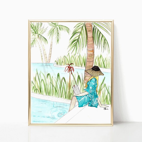 Dip Your Toes In THE ORIGINAL 9x12 Wall Art | Etsy