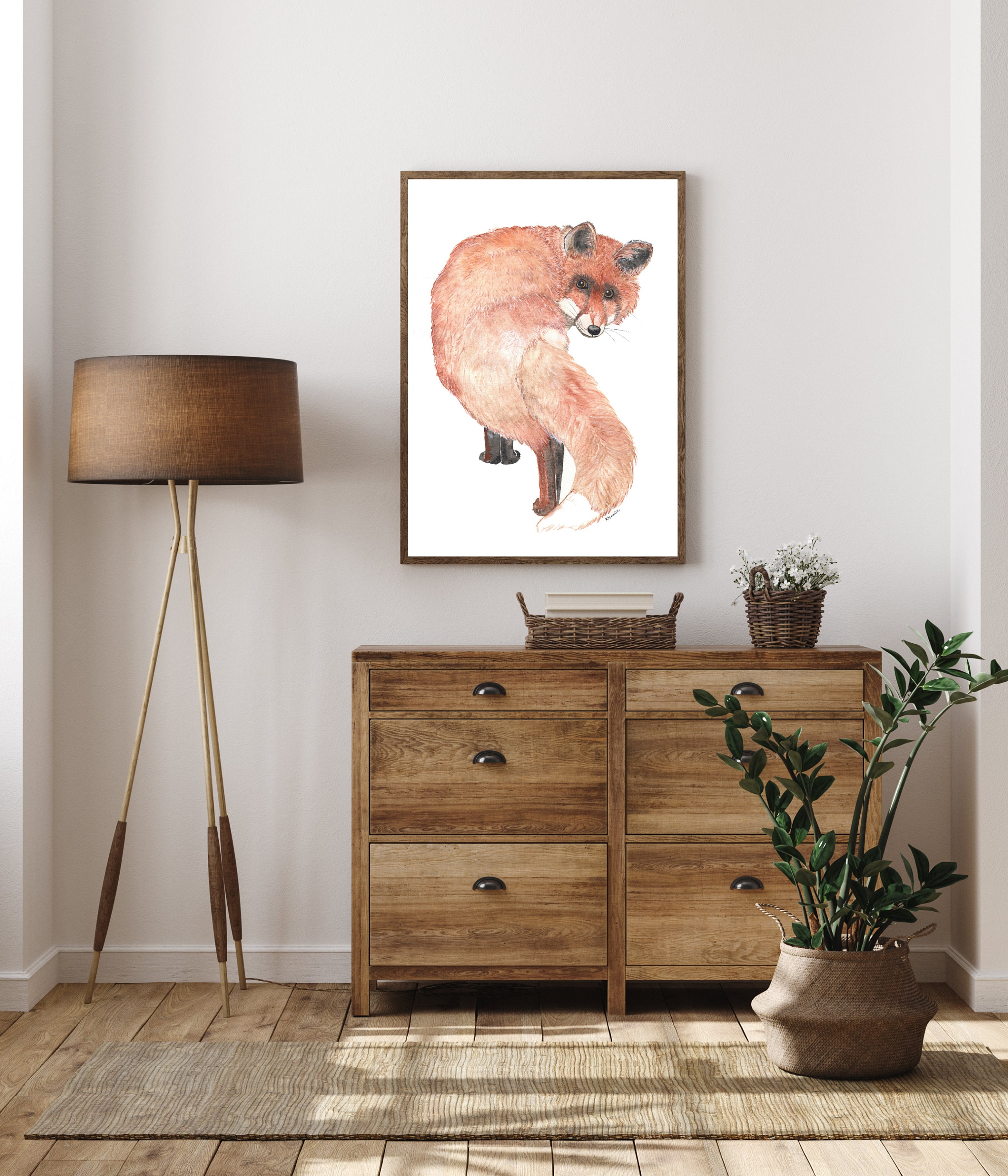 Coy Fox 8x10 Various Sizes Wall Art Gifts | Etsy