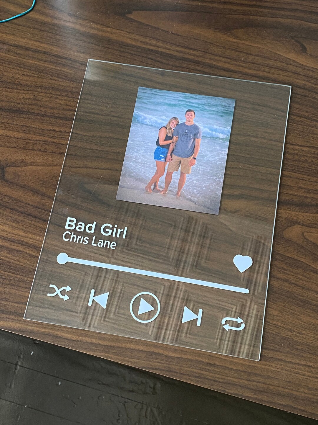 SPOTIFY SONG POSTER, Music Plaque, Acrylic Song Poster, Album Cover ...