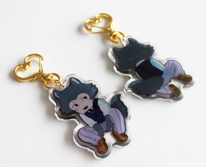 Beastars Legoshi Keychain | Etsy