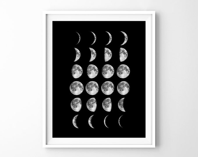 Full Moon Poster Download - Etsy Canada