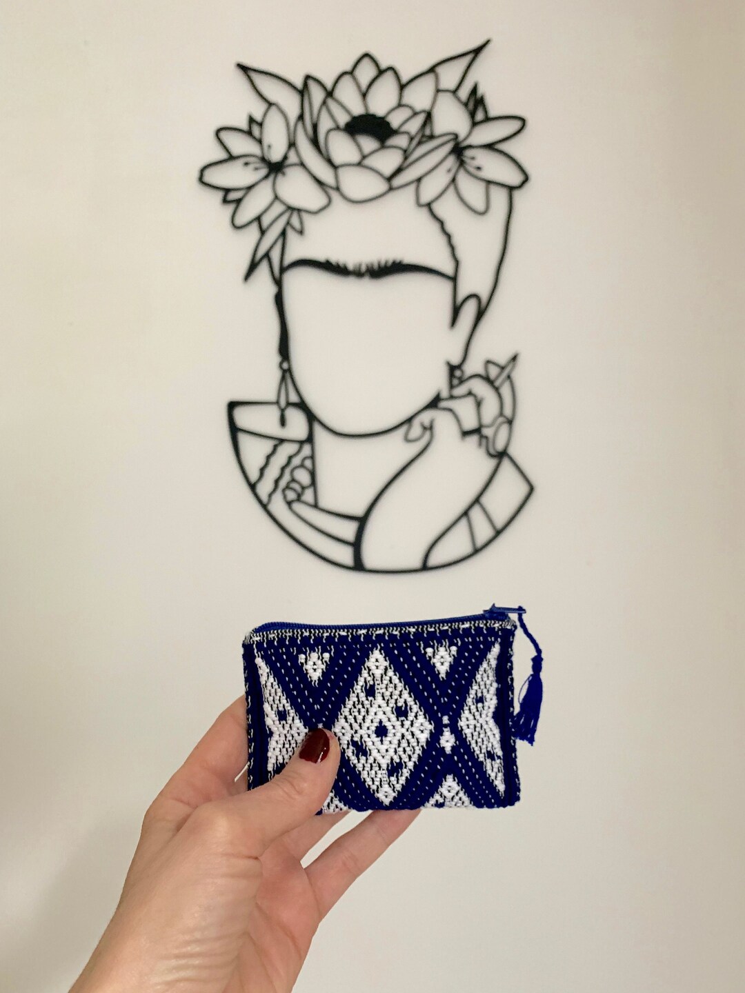 Embroidered Mexican Pouch, Woven Pouch - Etsy