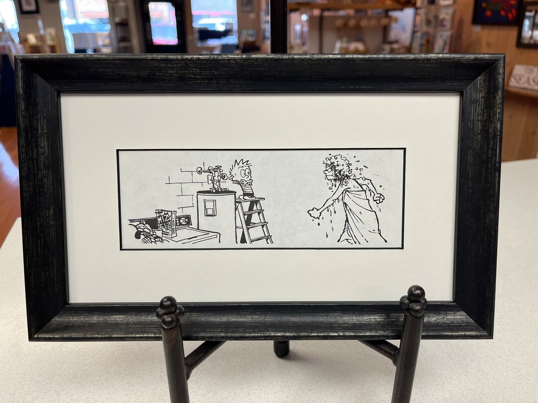 Framed Calvin and Hobbes Mad Mom Comic Bill Watterson - Etsy