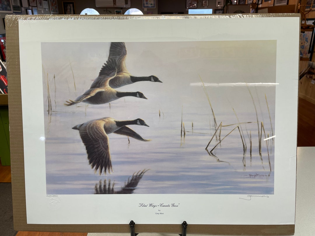Silent Wings Canada Geese Gary Moss Signed Numbered Print - Etsy