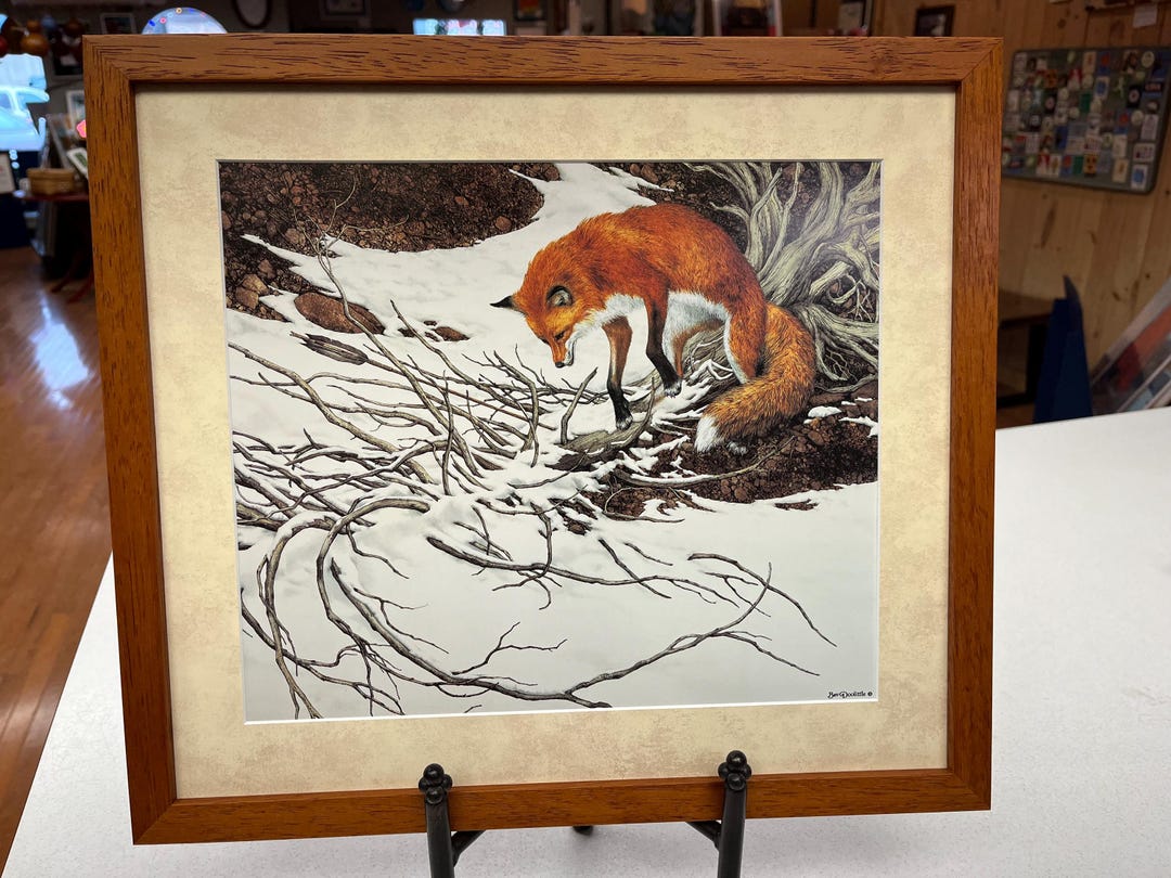 Framed Bev Doolittle Missed Fox - Etsy