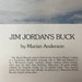 Jim Jordan's Buck Marian Anderson Signed Numbered Print - Etsy