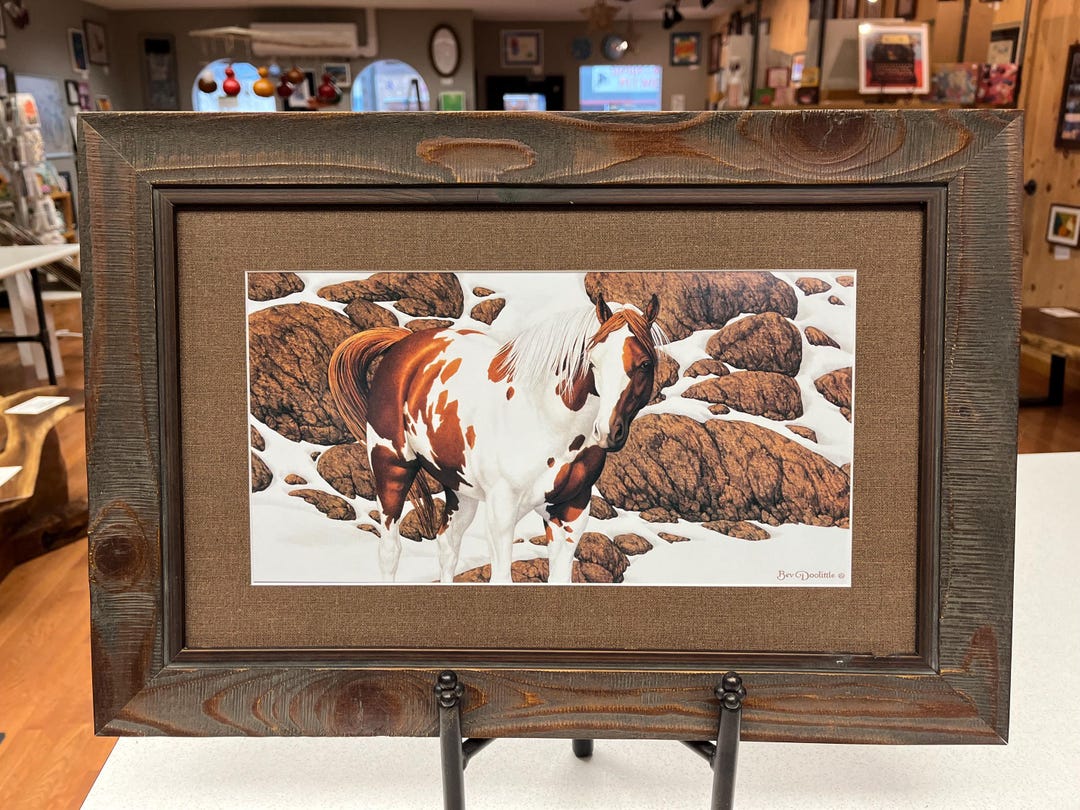 Framed Bev Doolittle Hide and Seek - Etsy