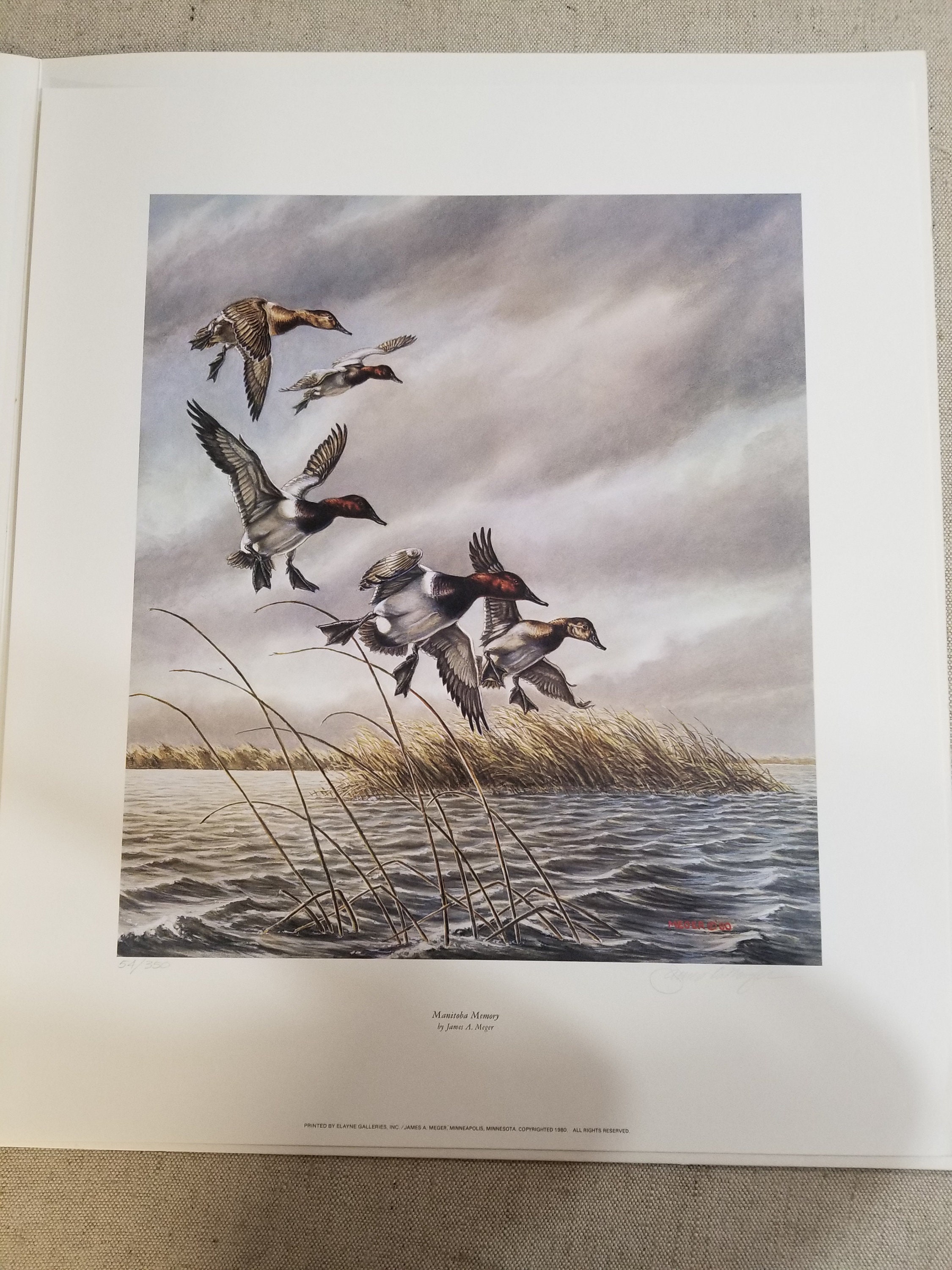Manitoba Memory James Meger Print Signed and Numbered 1980 - Etsy