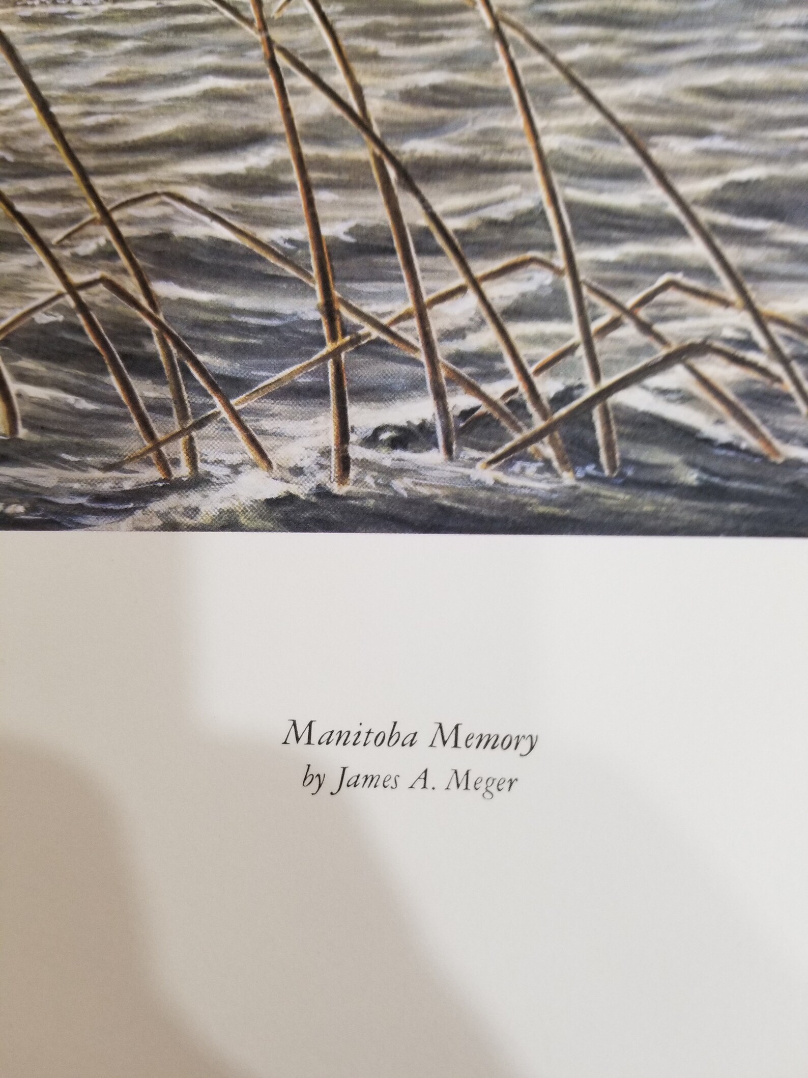 Manitoba Memory James Meger Print Signed and Numbered 1980 | Etsy