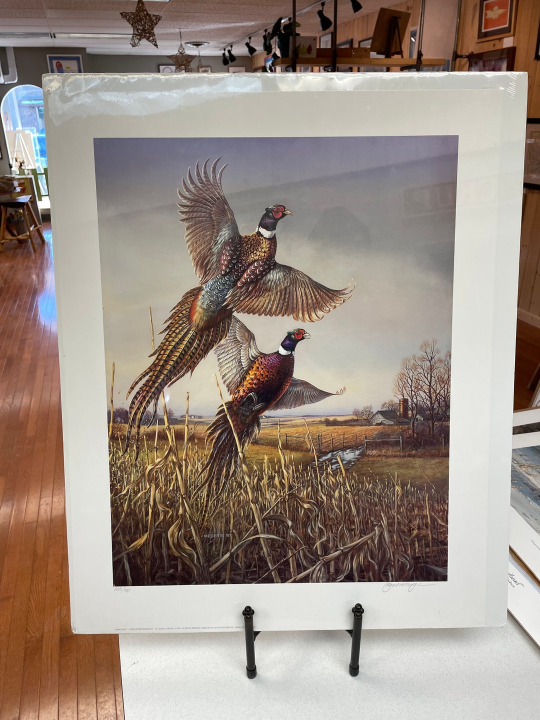 Heartland Pheasants James Meger Signed Numbered Print - Etsy