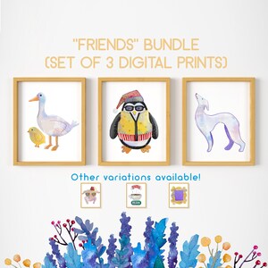 Friends Tv Show Friends Bundle Friends Set Set of 3 Wall | Etsy