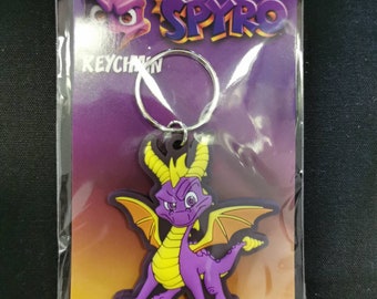 Spyro the Dragon Keychain - Etsy