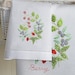 Wild Red Berry Meadow Flower Machine Embroidery Strawberry - Etsy