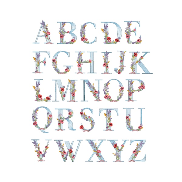 Abc Embroidery - Etsy