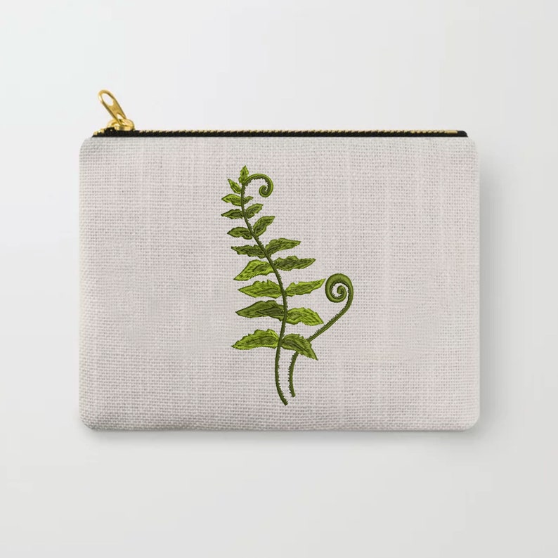 Forest Fern Machine Embroidery Mask Pine Tree Green Grass - Etsy