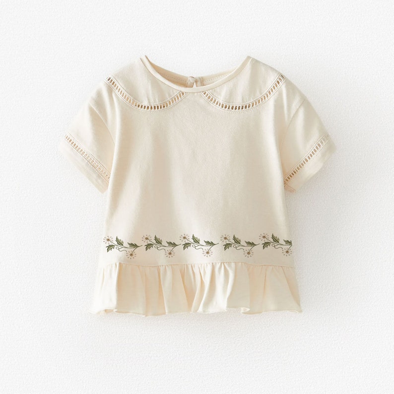 Easter Flower Border Machine Embroidery Designs Spring Floral - Etsy