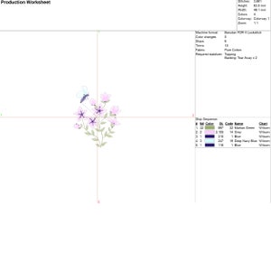 12 Flower Machine Embroidery Design Bundle, Wildflower Pattern Instant ...