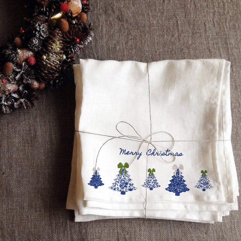 Chinoiserie Christmas Tree Machine Embroidery Design Any Size - Etsy