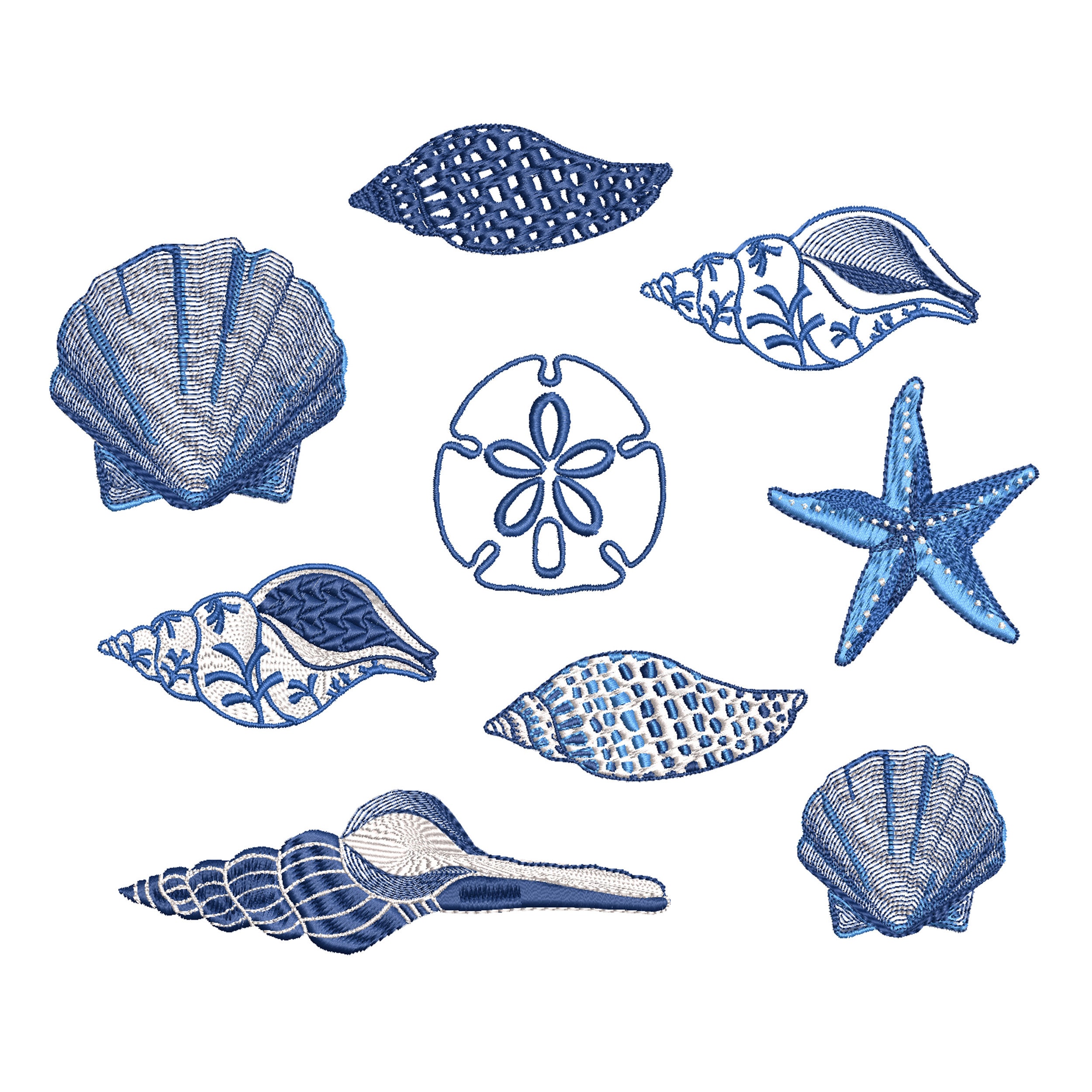 8 Sea Fish Crab Nautical Chinoiserie Chic Tropical Marine Ocean Fish ...