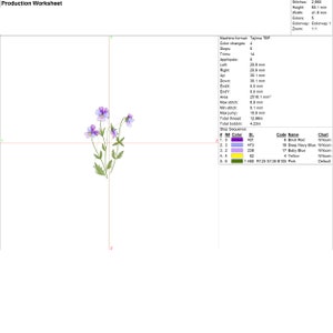 10 Flower Machine Embroidery Designs, Wildflower Pattern Instant Download Zip - 7 Sizes - Etsy