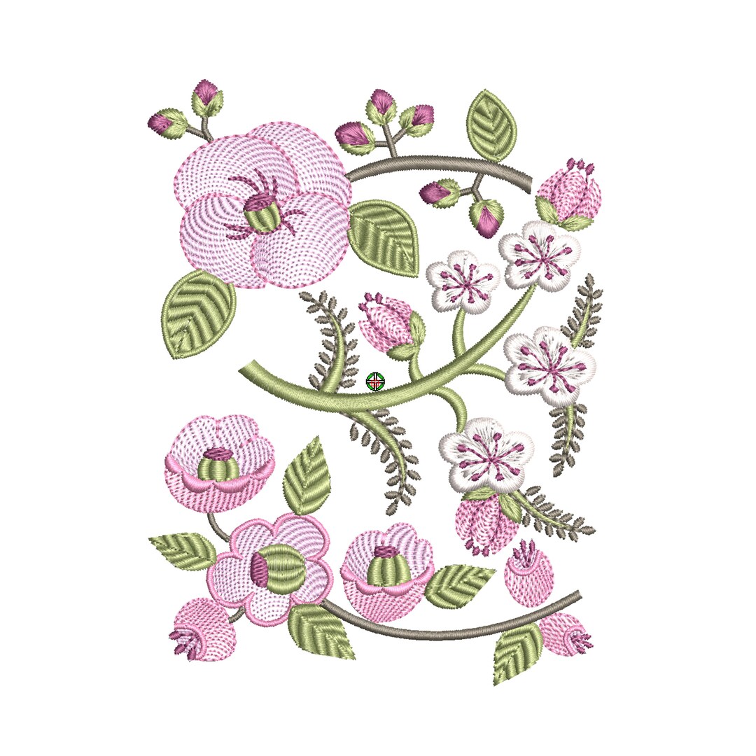 Flower Blossom Machine Embroidery Design Bundle, Floral Wedding ...