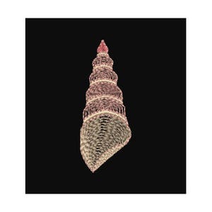 Sea Shells Machine Embroidery Bohemian Ocean Shell Design Pattern ...