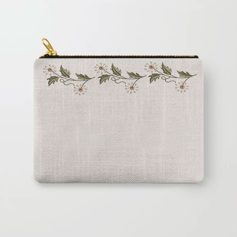 Easter Flower Border Machine Embroidery Designs, Spring Floral ...