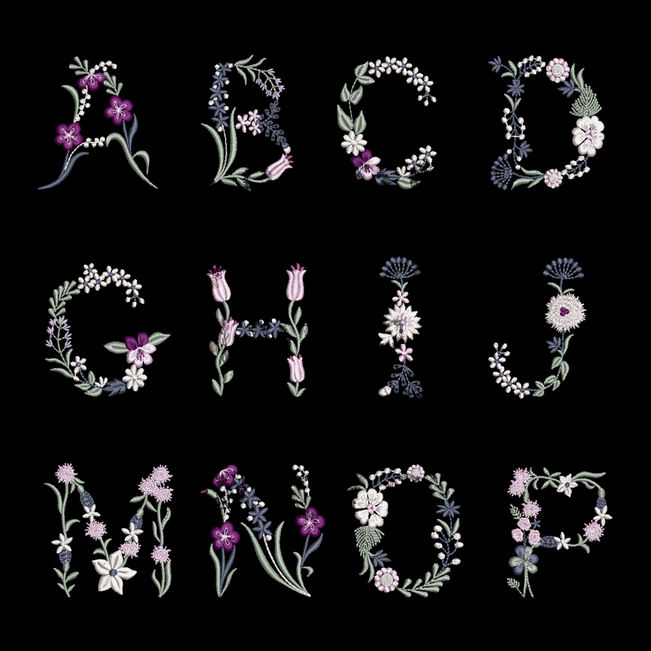 Love Alphabet ABC Letter Monogram Font Heart Wedding Birthday | Etsy