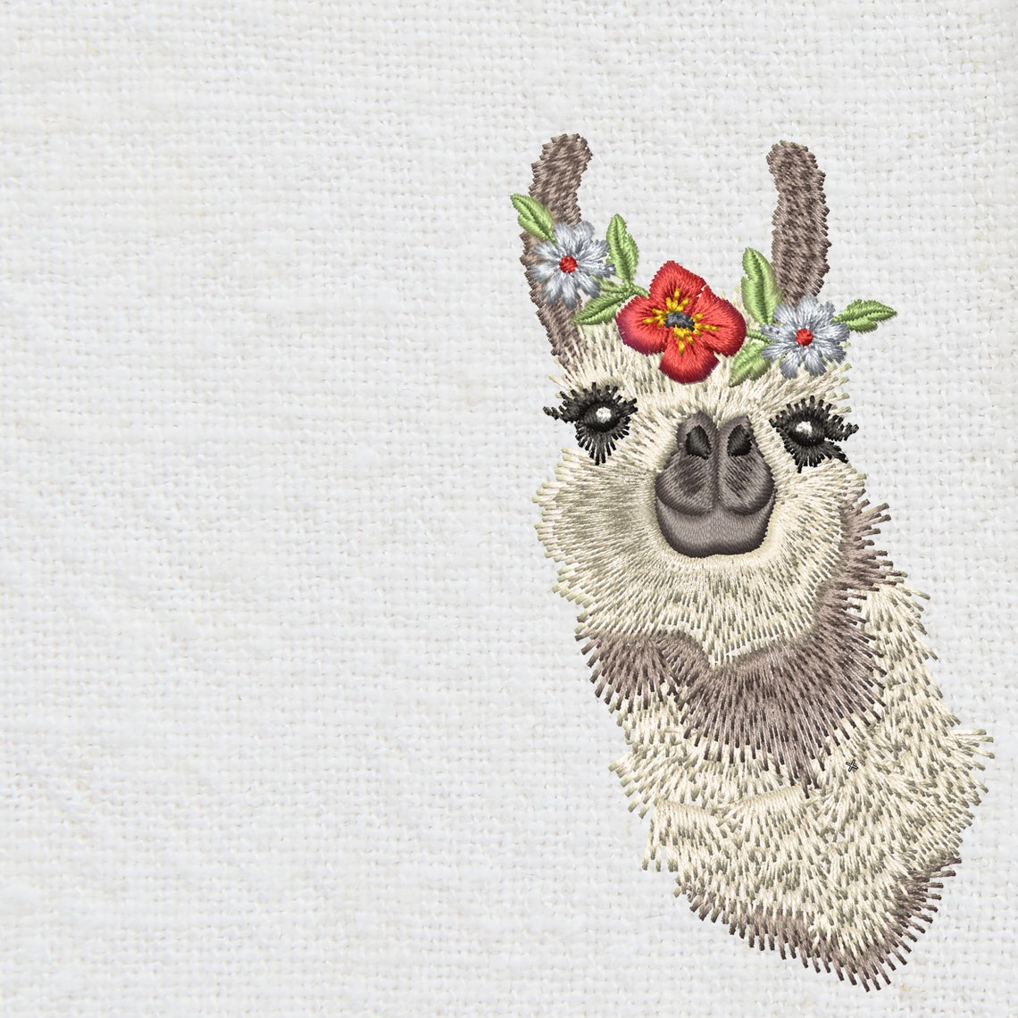 Happy Easter Llama Alpaca Bohemian Reindeer Summer Flower | Etsy