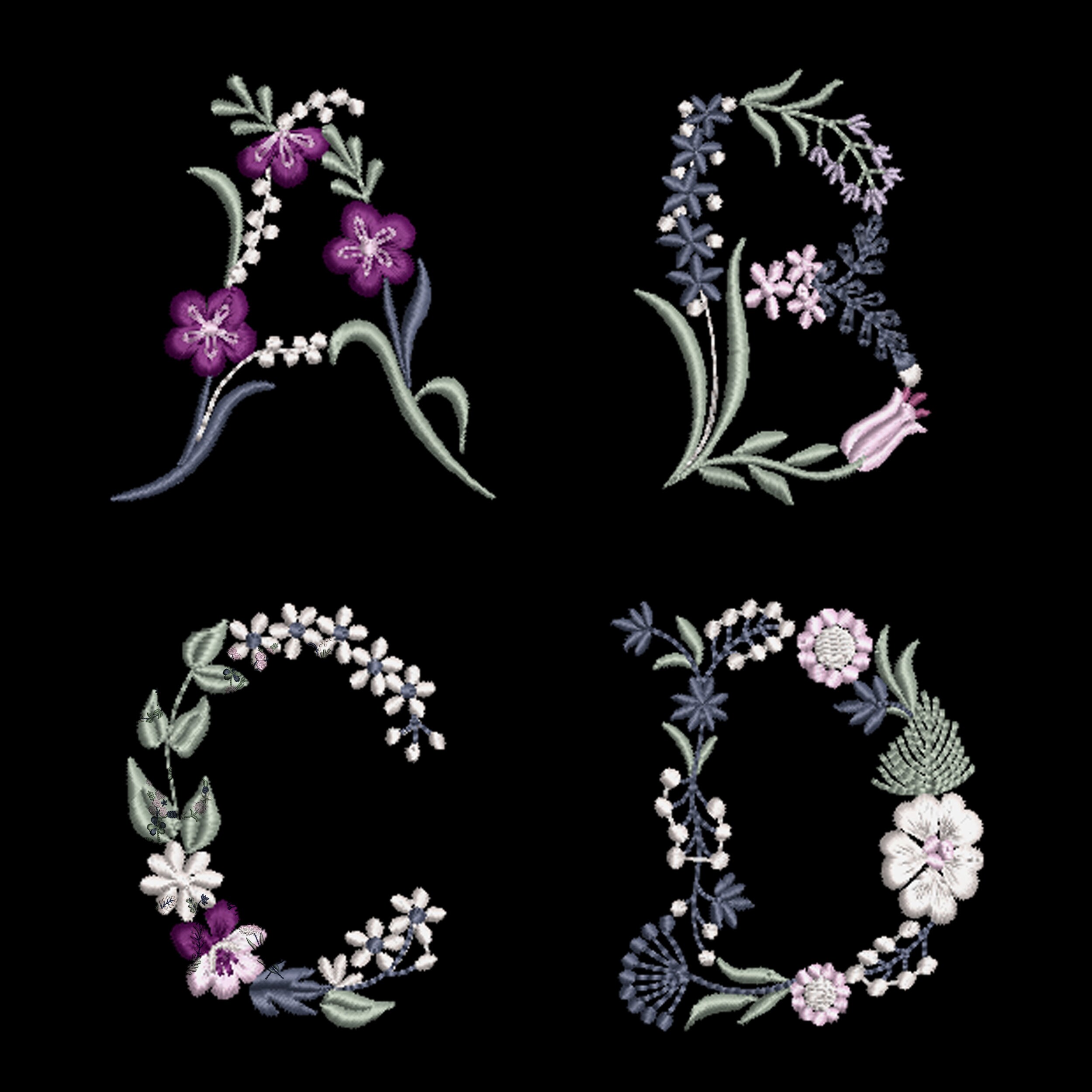 Love Alphabet ABC Letter Monogram Font Heart Wedding Birthday | Etsy