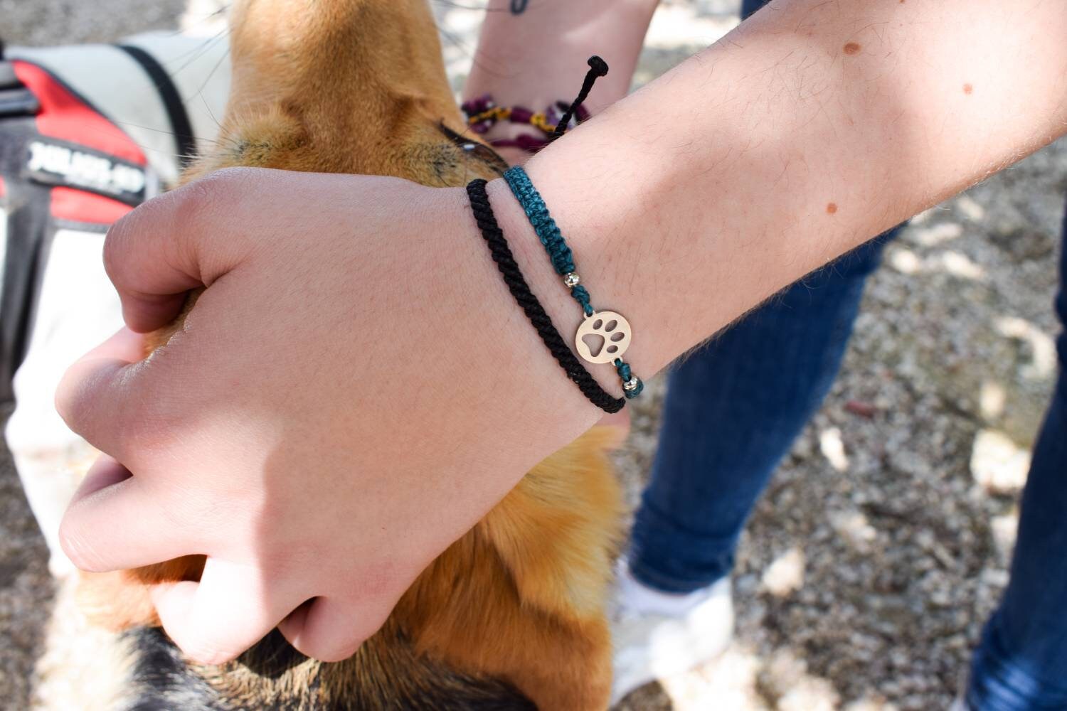 Pulsera Huella Acero inoxidable Pulseras veraniegas - Etsy España