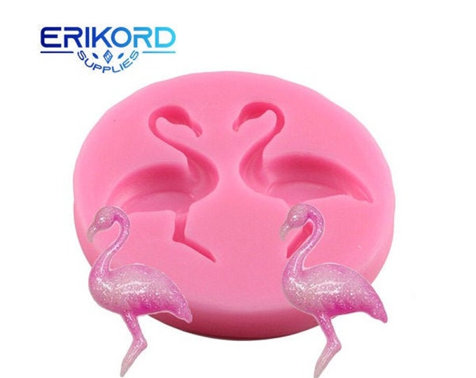 Flamingo Silicone Mould mold 'flamingos' by FPC Sugarcraft Resin Mold ...