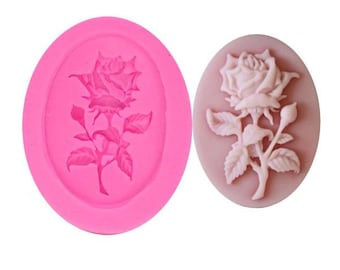 Rose Silicone Mould mold 'tudor Rose' by FPC Sugarcraft Resin Mold ...